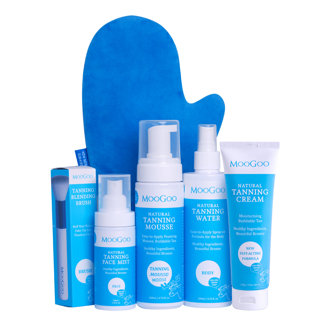 Natural Self Tanning Value Pack | Ultimate Tanning Kit – MooGoo Ireland